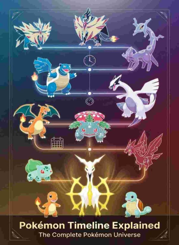 Pokémon Timeline Explained: The Complete Pokémon Universe – Heroes And Pins