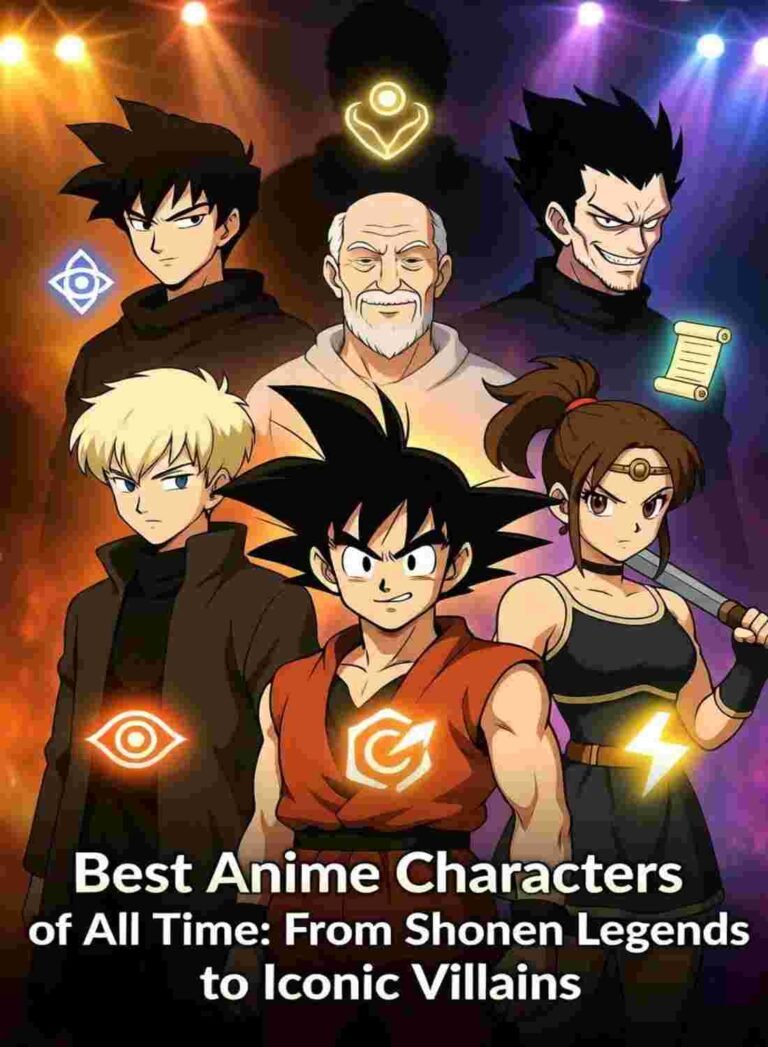 Best Anime Characters of All Time: From Shonen Legends to Iconic ...
