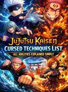 Jujutsu Kaisen Cursed Techniques List: All Abilities Explained Simply ...