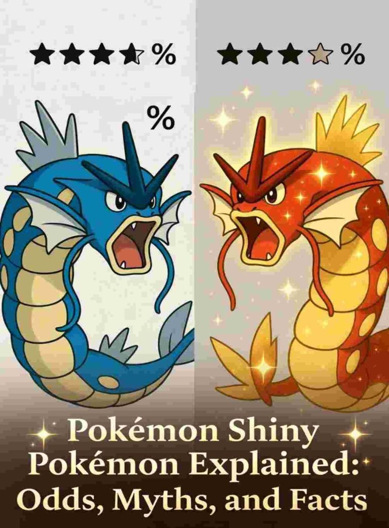 Pokémon Shiny Pokémon Explained: Odds, Myths, and Facts – Heroes And Pins